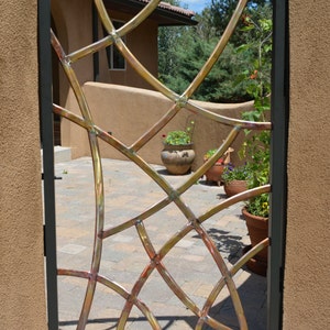 Custom Design Gate Copper and Steel Entryway Gate Metal - Etsy