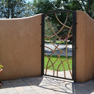 Custom Design Gate Copper and Steel Entryway Gate Metal - Etsy