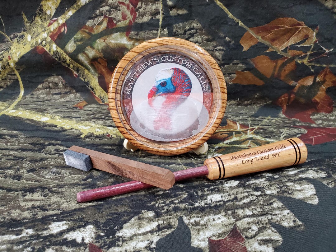 Turkey Pot Call, Crystal Glass Over Glass - Etsy