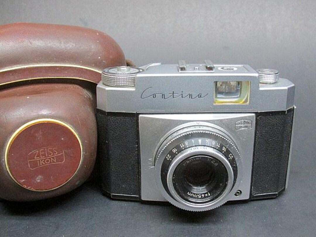 Zeiss Ikon Contina 35mm Film Camera W/prontor Svs Pantar 45mm F/2.8 ...