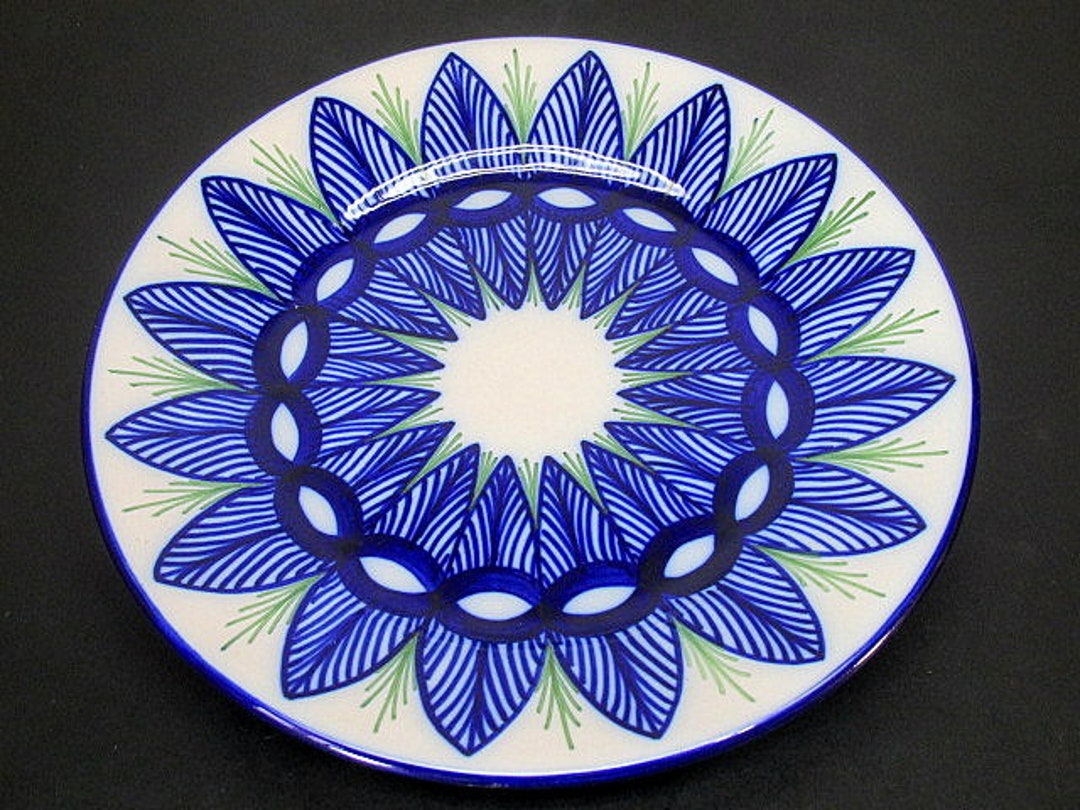 Vintage Figas Spanish Pottery Hand Decorated Cabinet Wall Plate Djo #29 ...