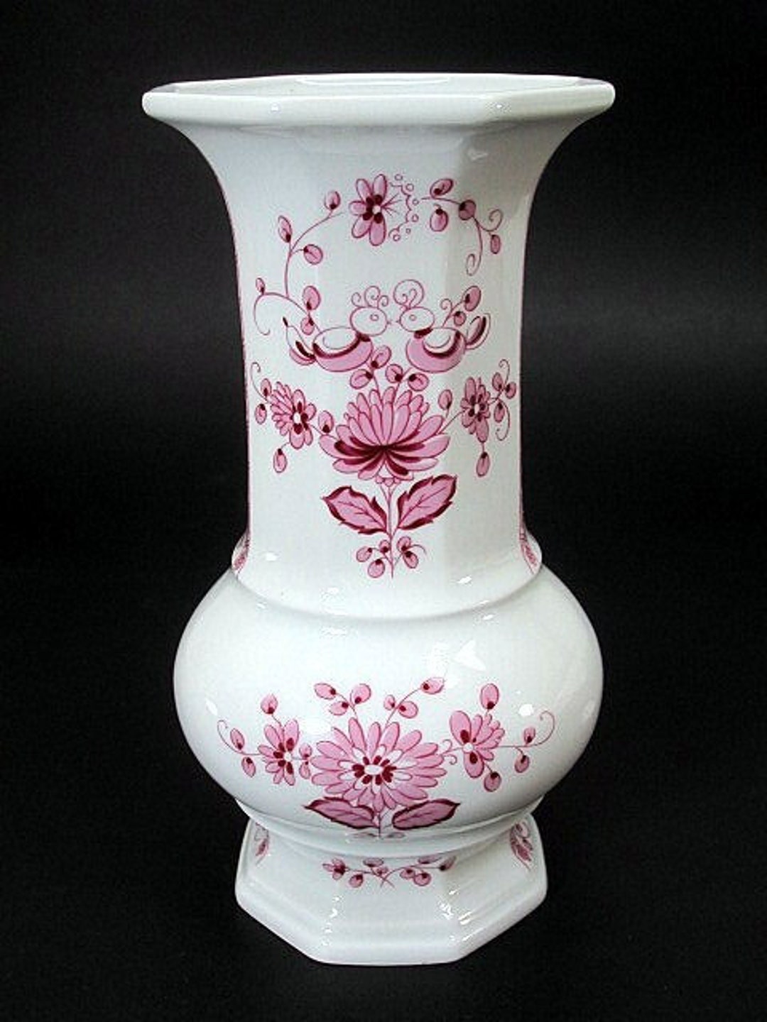 Lighte Gdr Gebruder Heubach Hand Painted Floral Bud Vase C1970's - Etsy