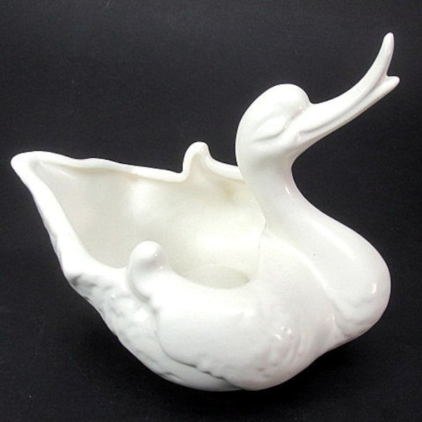 Hull Pottery Swan Planter - Etsy