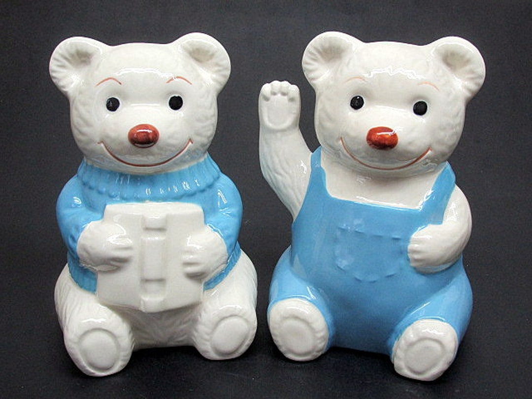 Wade Teddy Bear Bookends Produced for Boots Drug Stores 1988 - Etsy