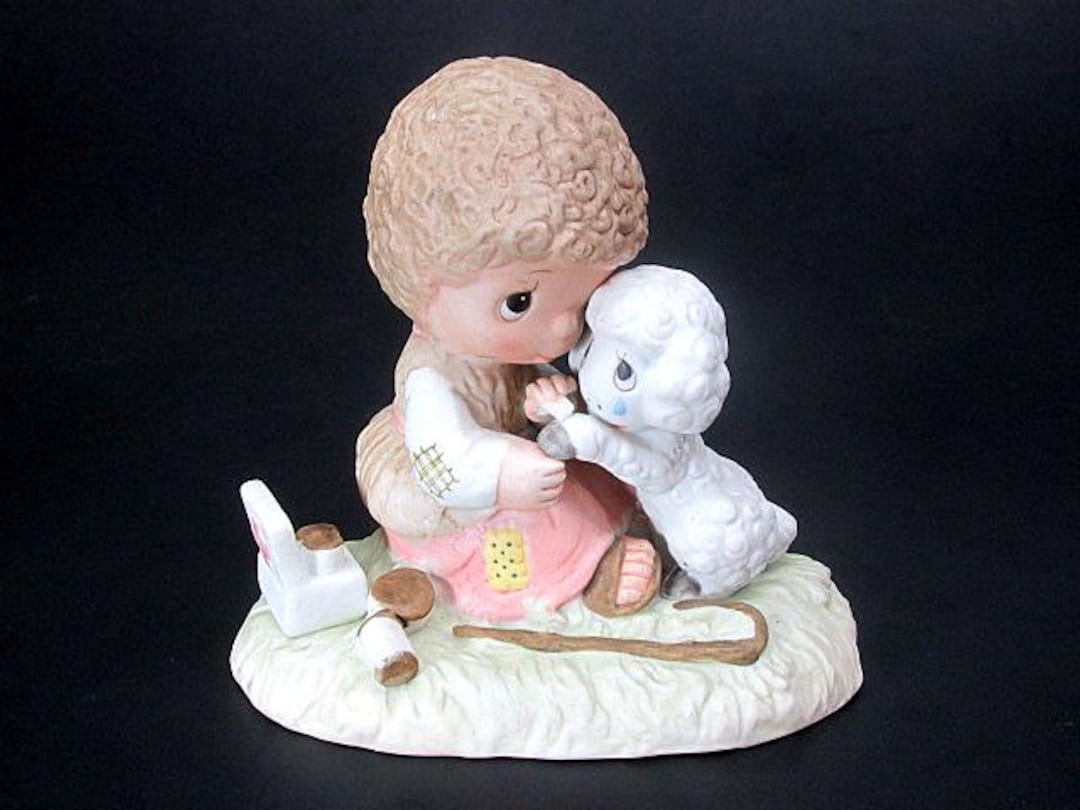 Precious Moments Original 21 Figurine He Careth for You ©1976 No Mark ...