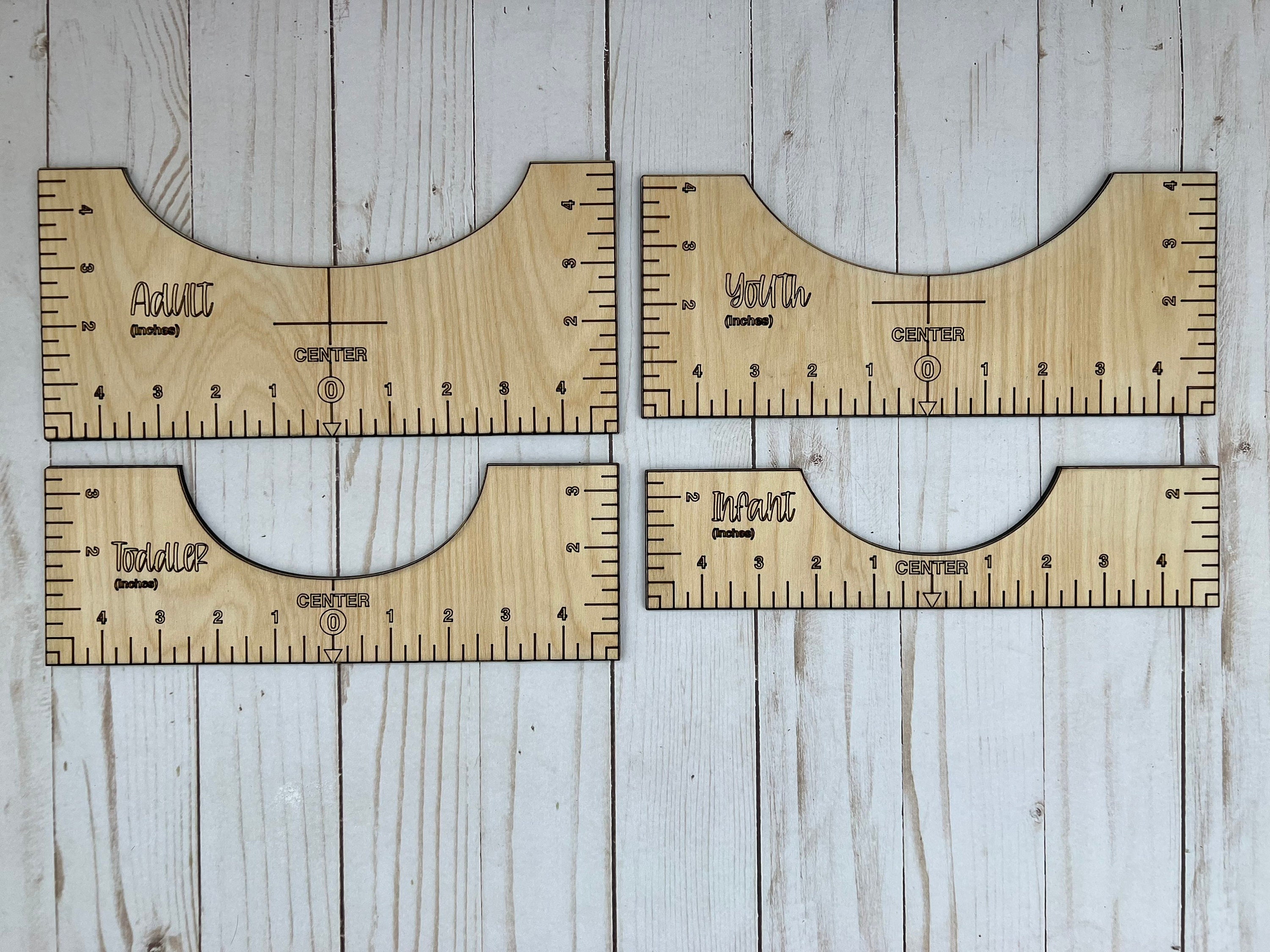 Alignment Ruler for T Shirts, Alignment Tool, Sublimation Ruler Tool ...