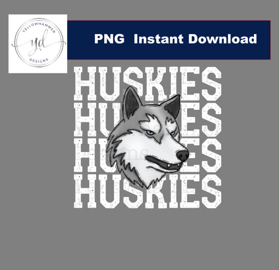Huskies School Mascot PNG, White Huskies Mascot, School Spirit Huskies ...