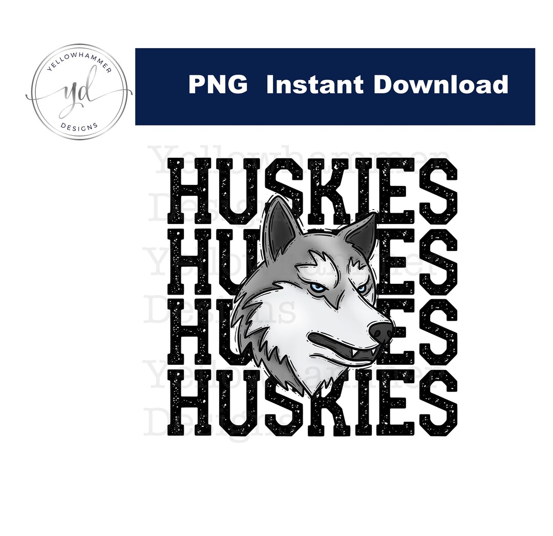 Huskies School Mascot PNG, Black Huskies Mascot, School Spirit Huskies ...