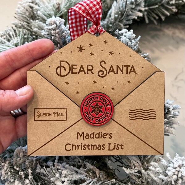 Dear Santa Ornament - Etsy