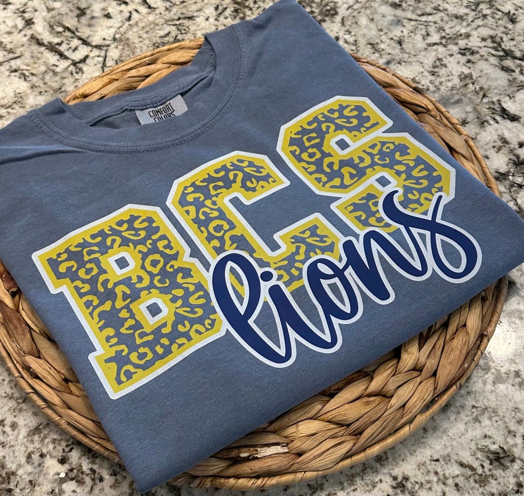 BCS Lions Shirts, Back to School Shirts, Bcs School Spirit Shirt ...