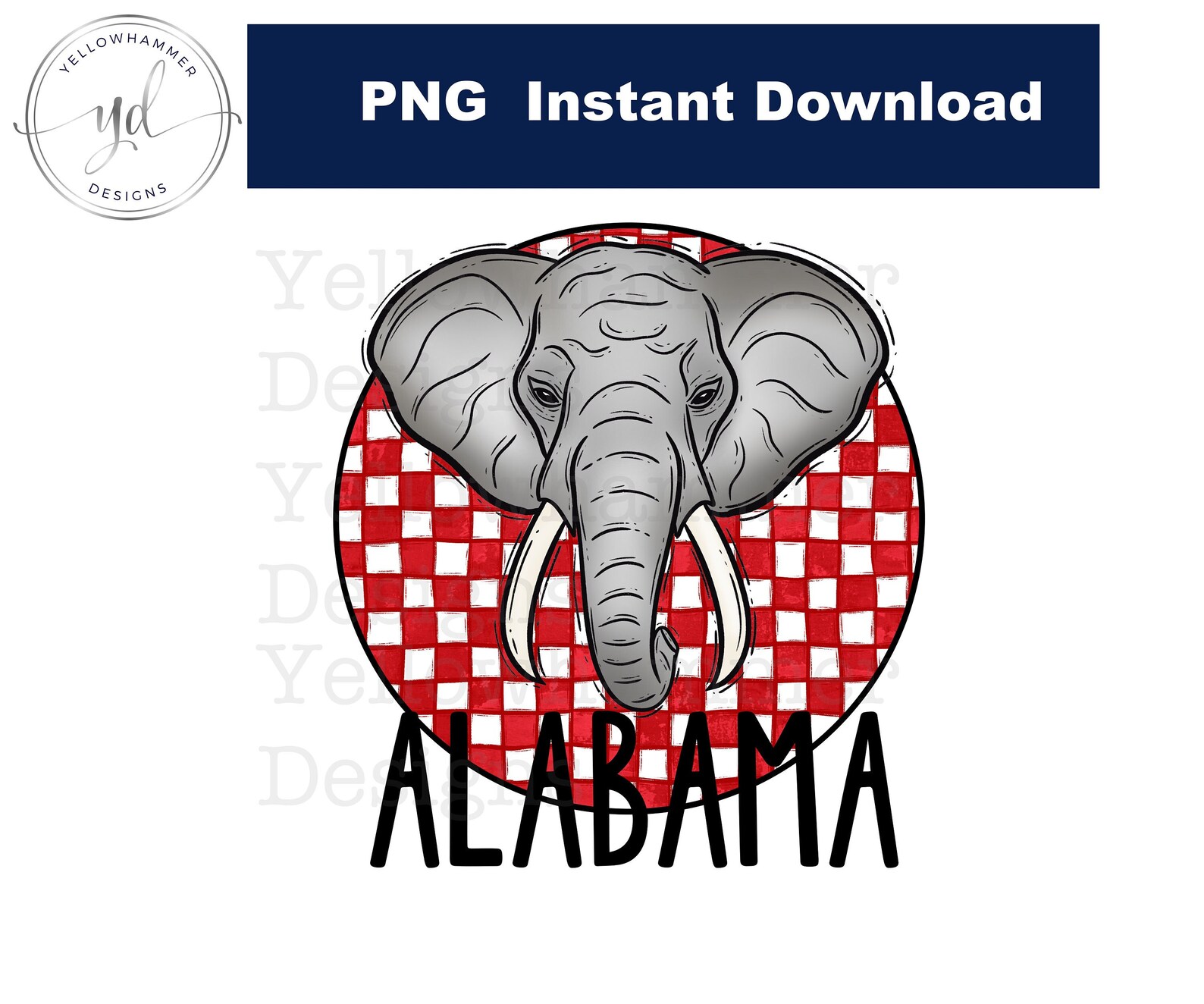 Elephant Mascot PNG for Football Mascot, Instant Download Png Elephant ...