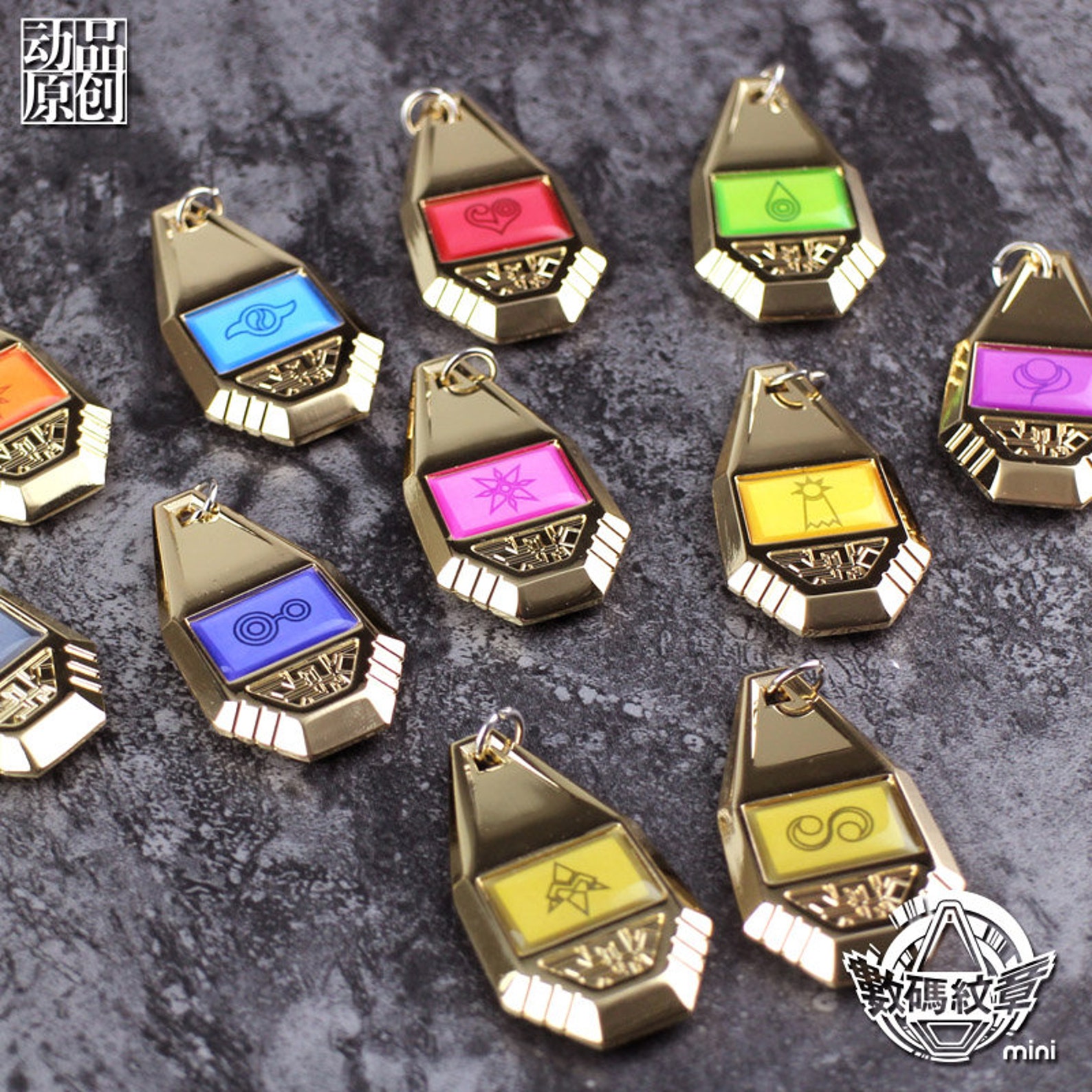 Digimon tag and crest version mini | Etsy