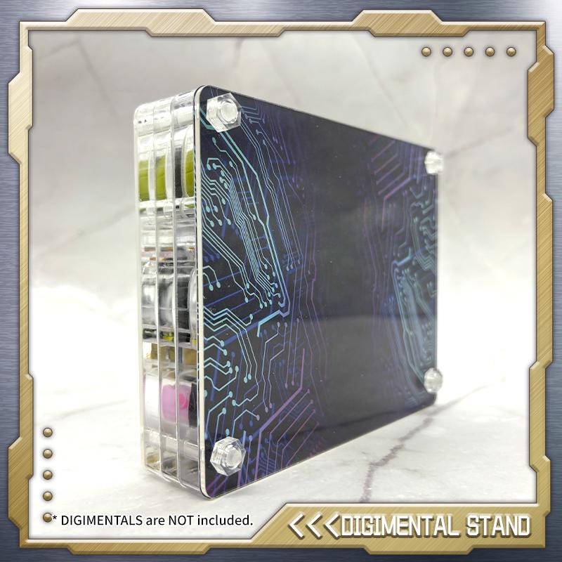 Digimon 25th D-3 Digivice Digimental Storage Stand and Digimental of ...