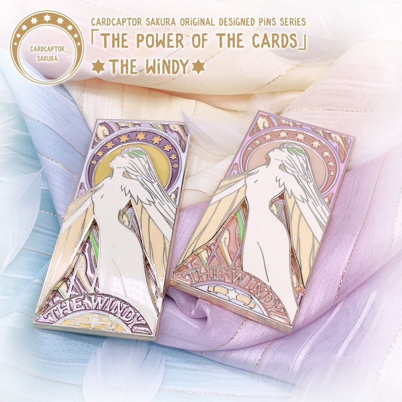 Cardcaptor Sakura "the Power of the Cards" Enamel Pin - the Windy ...
