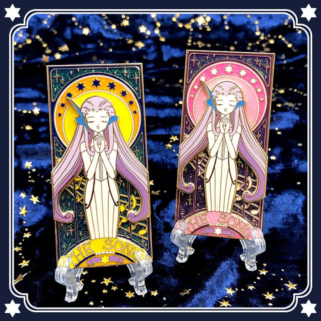 Cardcaptor Sakura "the Power of the Cards" Enamel Pin - the Song - Clow ...