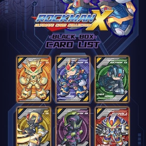 Mega Man X Ultimate Card Collection Holographic Card Sets (art by ...