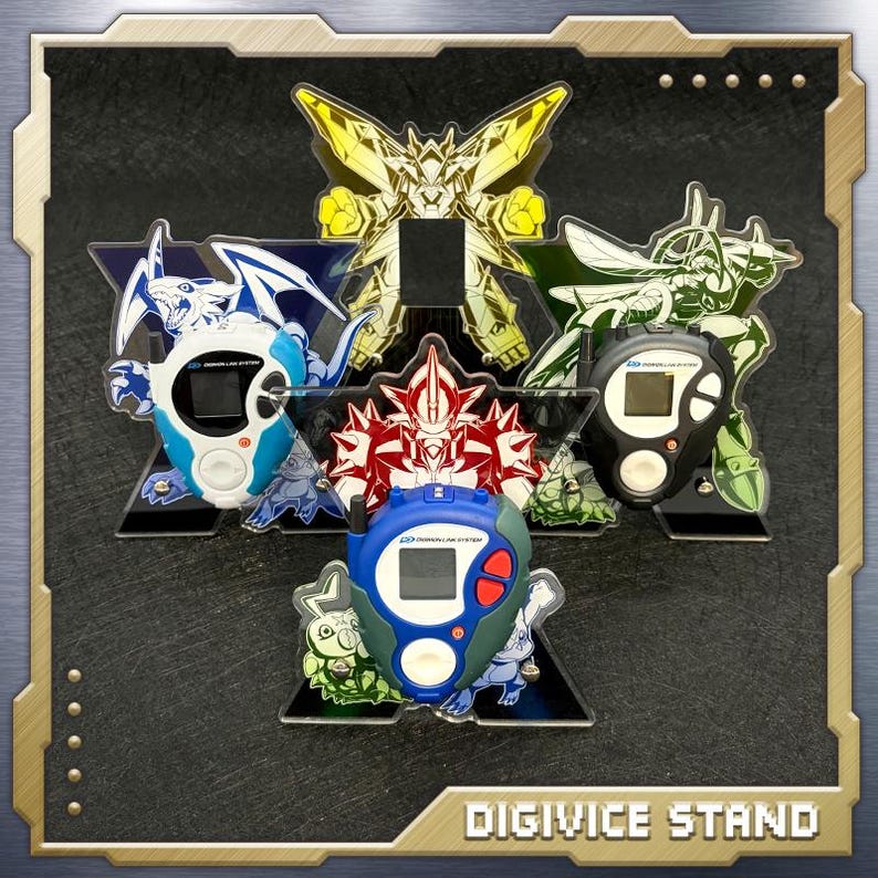 Digimon D-3 Digivice Stand for Your 25th D-3 or Old D-3 JP, 15th D-3 ...