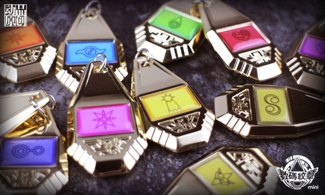 Digimon tag and crest version mini | Etsy
