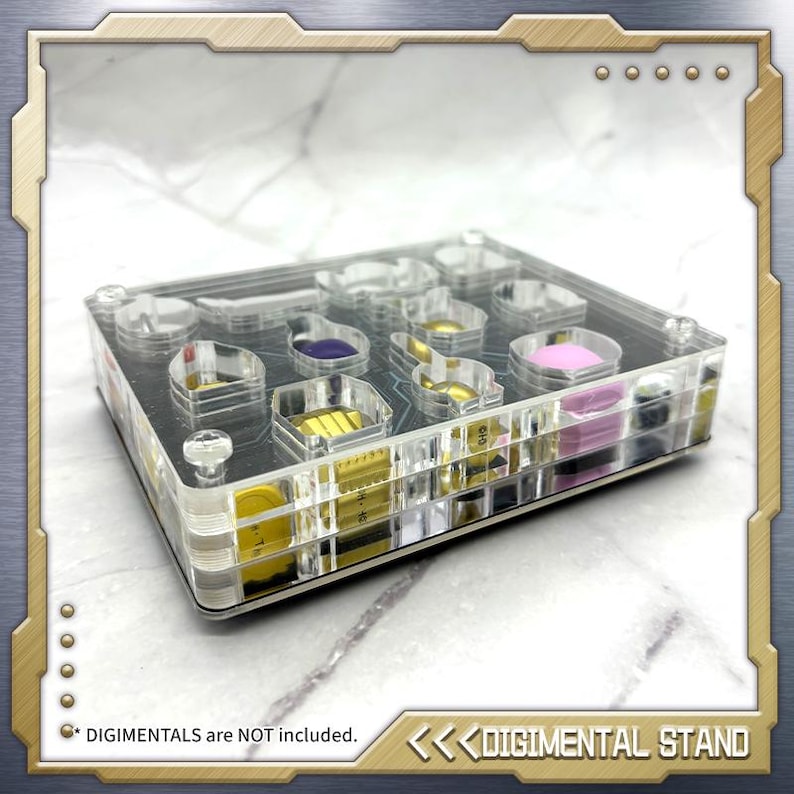 Digimon 25th D-3 Digivice Digimental Storage Stand and Digimental of ...