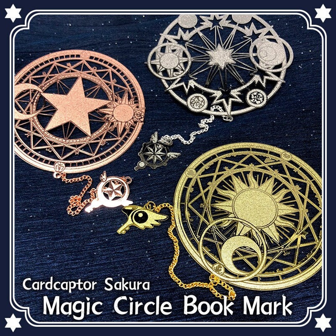 Cardcaptor Sakura Magic Circle Metal Book Mark - Etsy