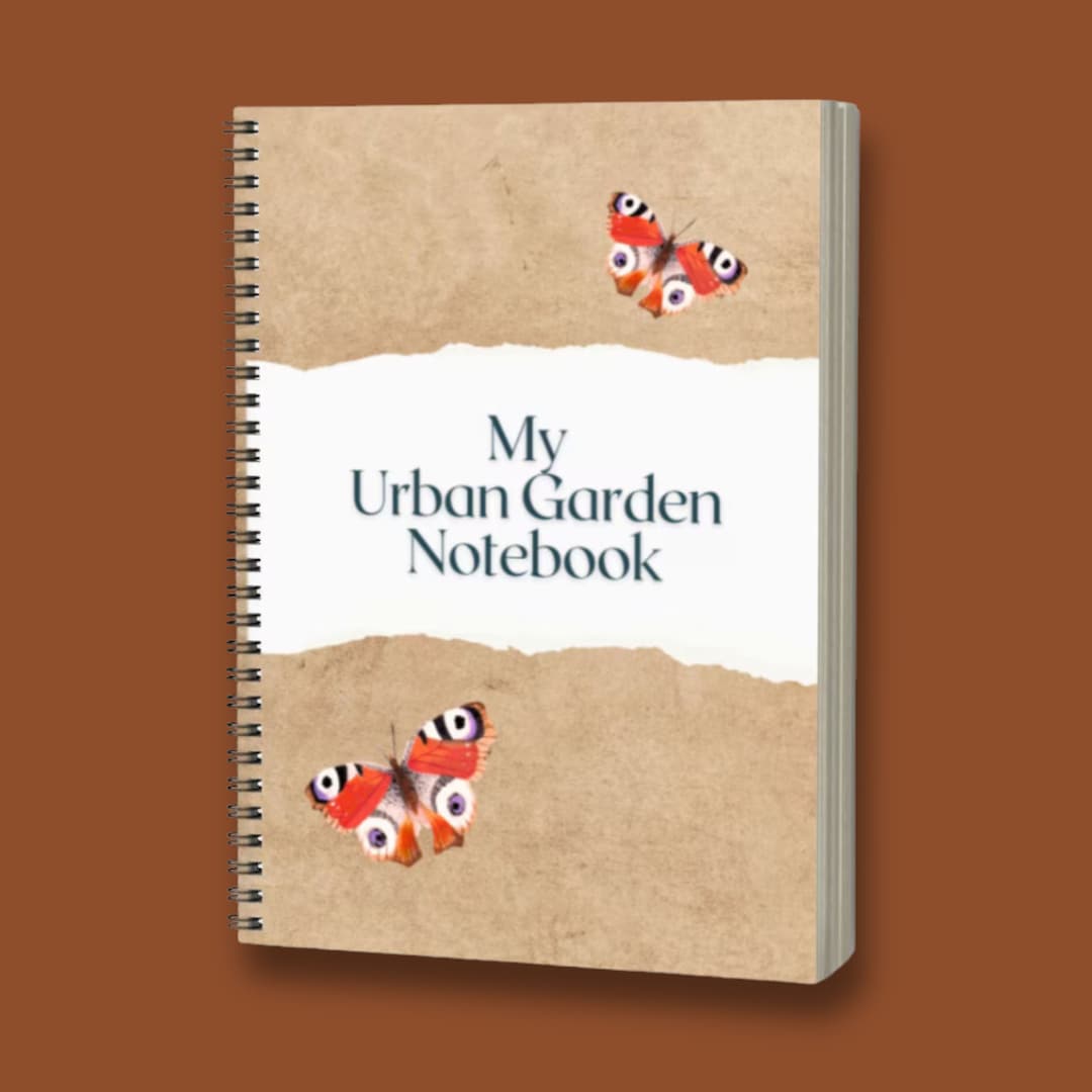My Urban Garden Notebook Spiral Bound Notebook 7.5 X 10.3 Inches With ...