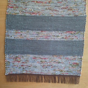 Throw Rug - Hand Woven Rag Rug . Belladona. #1339 - Etsy