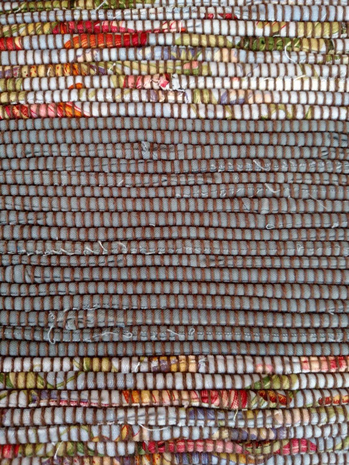 Throw Rug - Hand Woven Rag Rug . Belladona. #1339 - Etsy