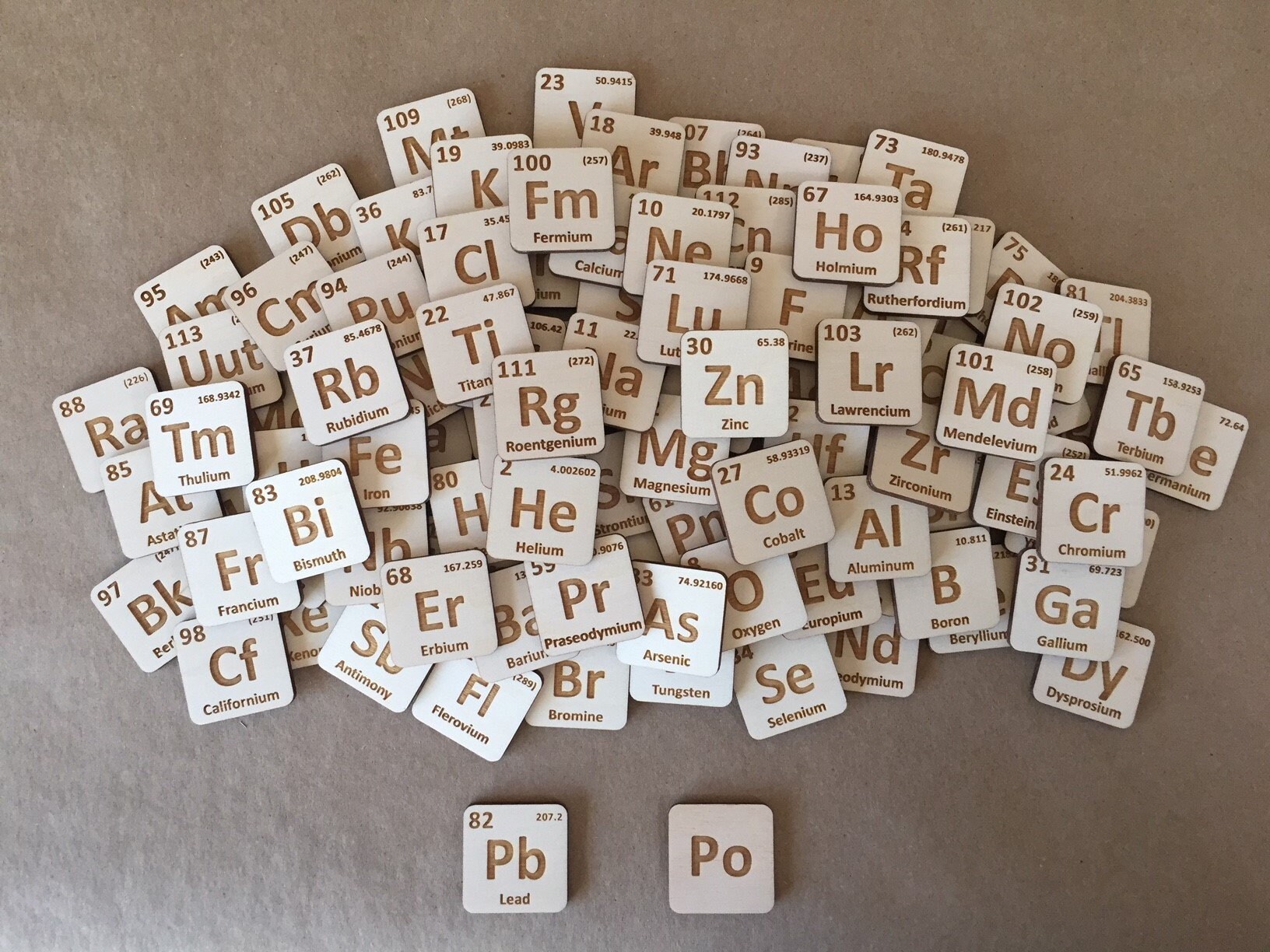 Laser Cut Wooden Periodic Table of Elements Science Class - Etsy Hong Kong