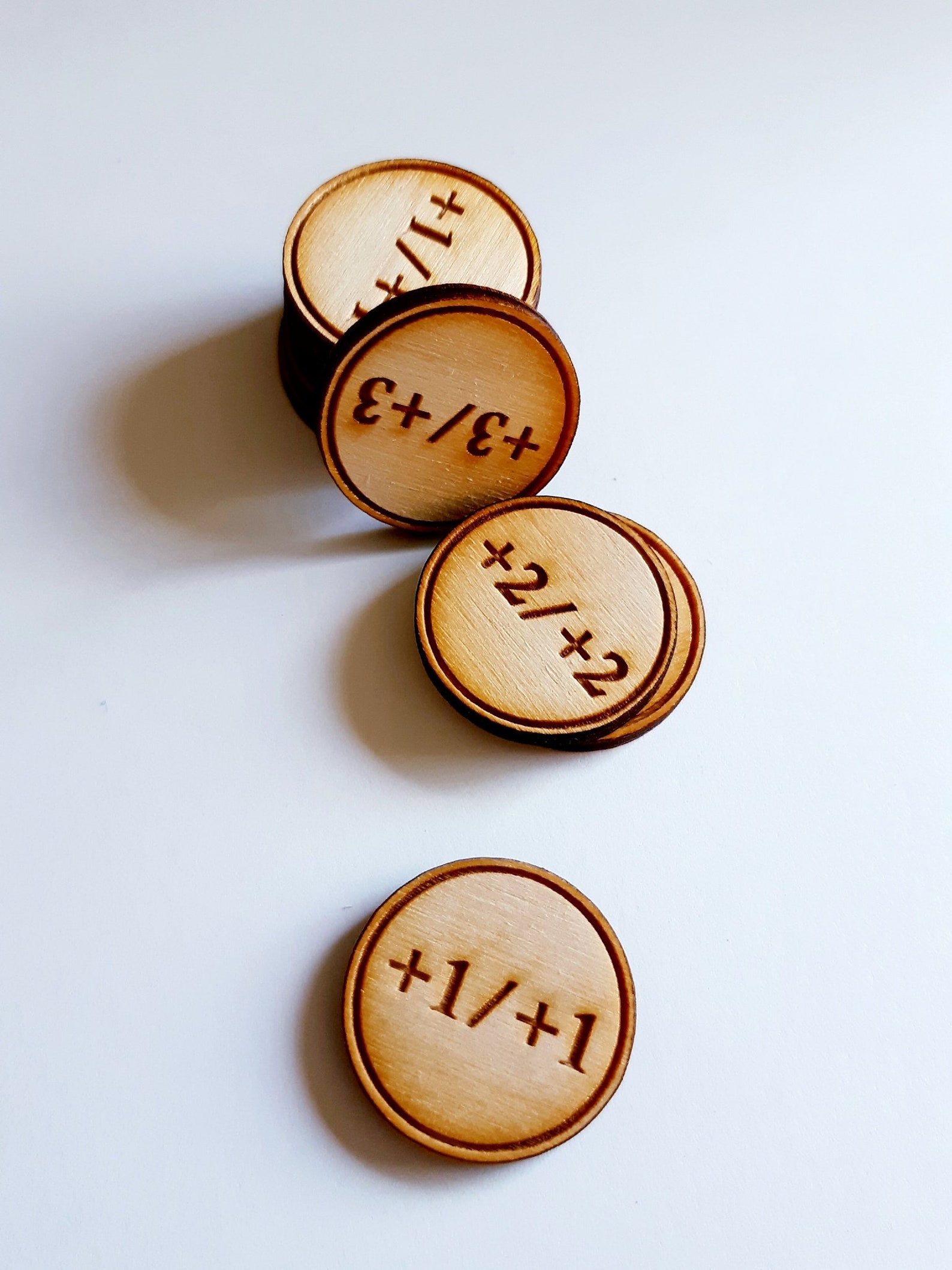 24 Wooden Game Token / Counters Games Tokens Counters - Etsy