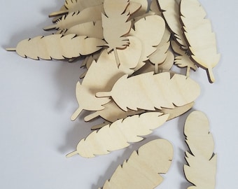 Wooden Feather - Etsy