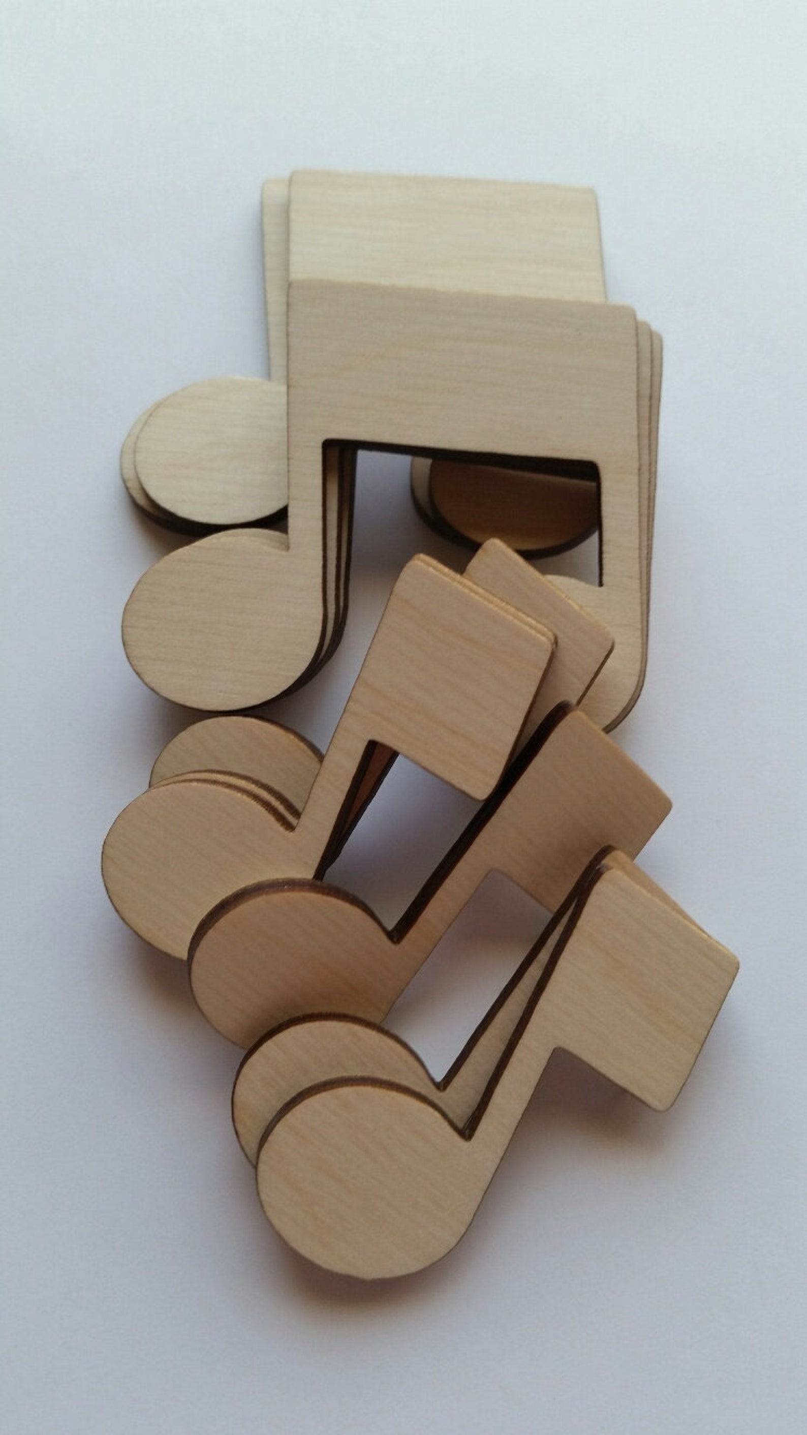 Wooden Musical Notes Scrap Booking, Decoupage, Collages, Craft DIY - Etsy