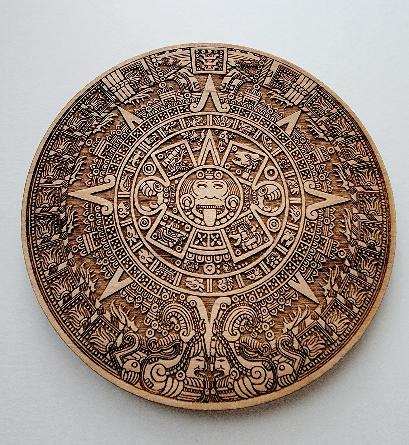 Laser Cut Aztec Calendar Home Accent Embellishment Home - Etsy