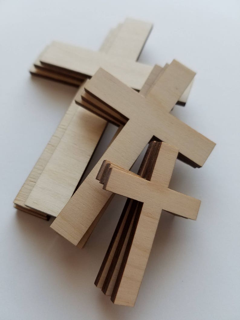 Wooden Cross Cut Outs Sunday School Kids Crafts Church - Etsy