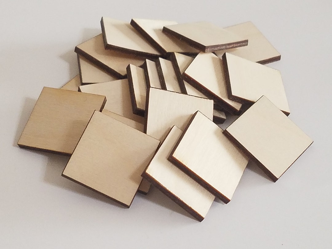Wooden DIY Wooden Blank Square Cut Outs ( Craft DIY, Kids Crafts ...