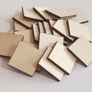 Wooden DIY Wooden Blank Square Cut Outs ( Craft DIY, Kids Crafts ...