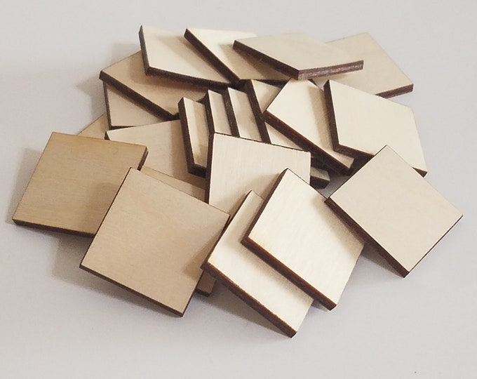 Wooden DIY Wooden Blank Square Cut Outs Craft DIY, Kids Crafts ...