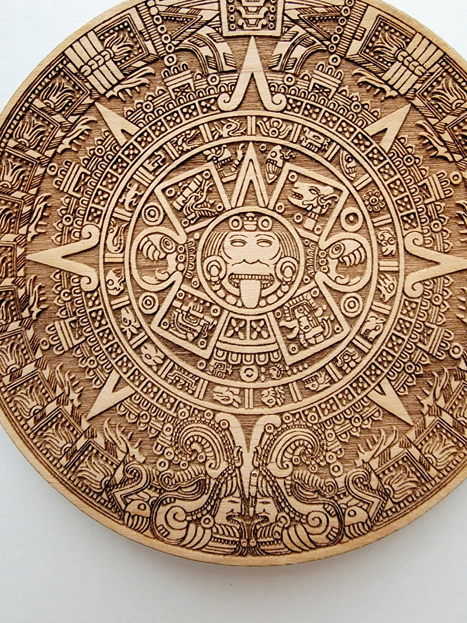 Laser Cut Aztec Calendar Home Accent Embellishment Home - Etsy