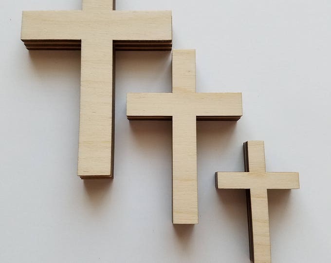 Wooden Cross Cut Outs ( Sunday School, Kids Crafts, Church Projects ...