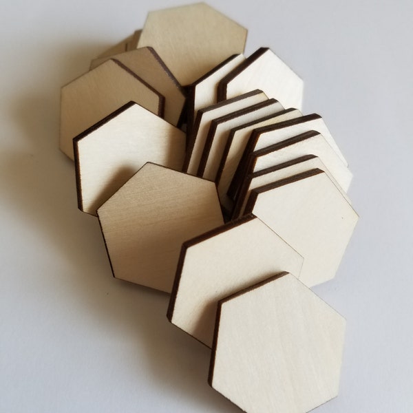 Wooden Hexagon - Etsy