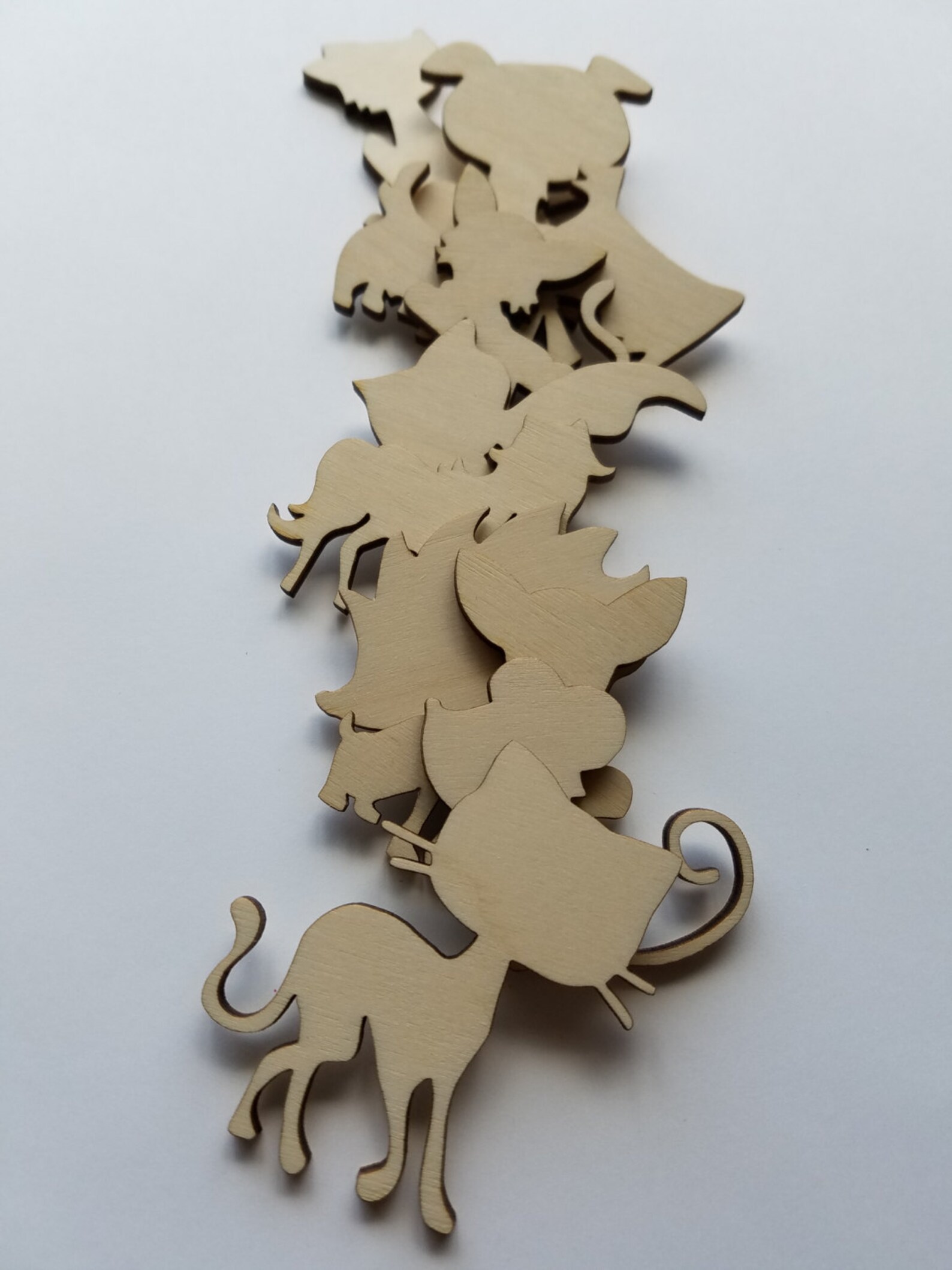 Wooden Cut Out Animal Family Pet/ House Pet/ Animal Cat Dog | Etsy