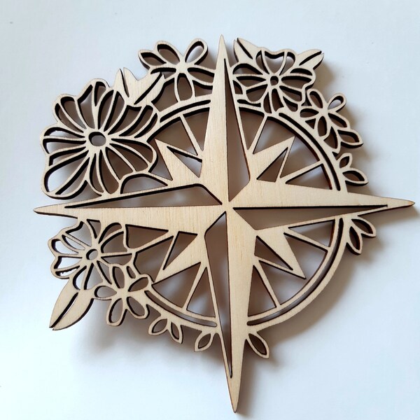 Wooden Compass - Etsy