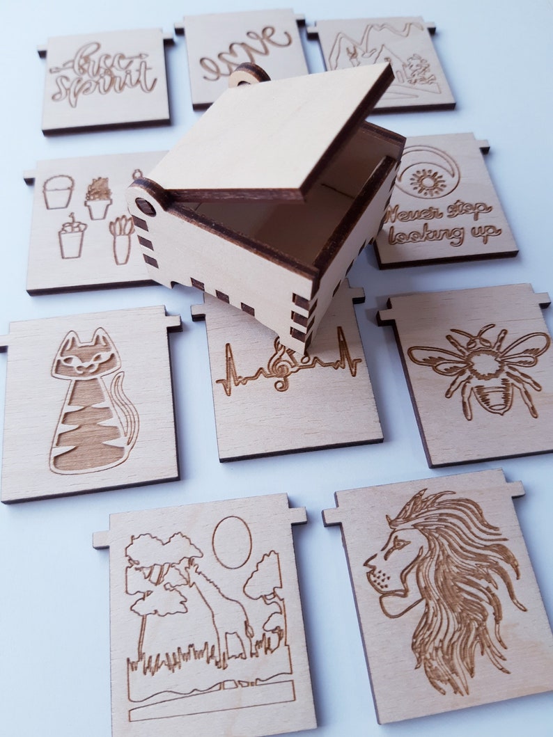 Choose Your Lid Design Small Wooden Trinket/keepsake Box | Etsy