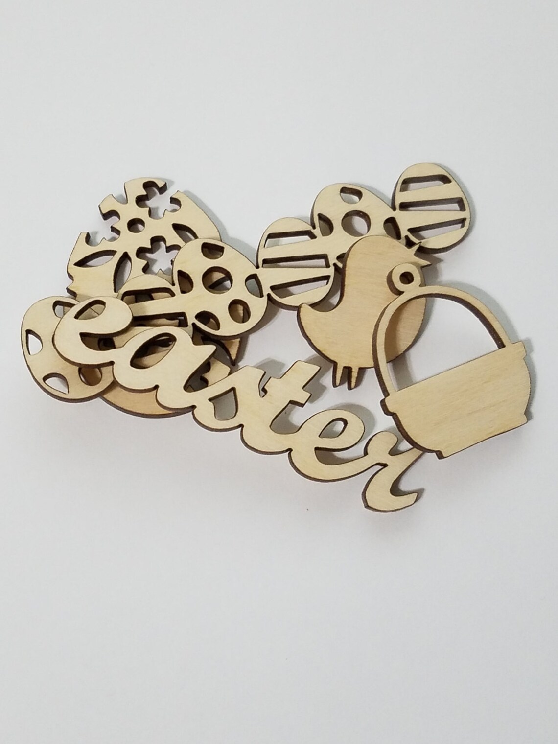 Easter Wooden Cut Out Variety Pack Scrap Booking Easter | Etsy