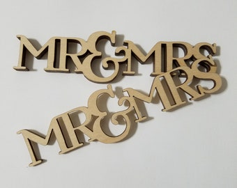 Mr Mrs Cut Out - Etsy