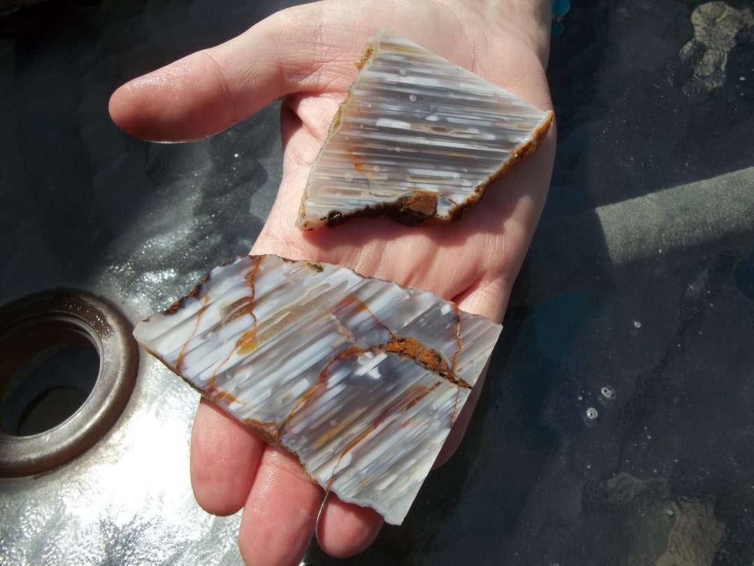 Banded Waterline Agate Agate #84 - Etsy