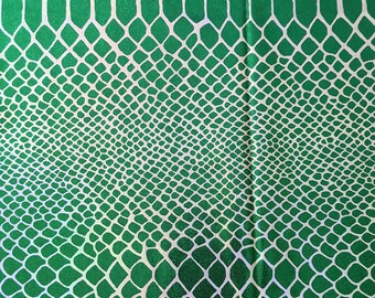 Spandex Green Snake Fabric - Etsy
