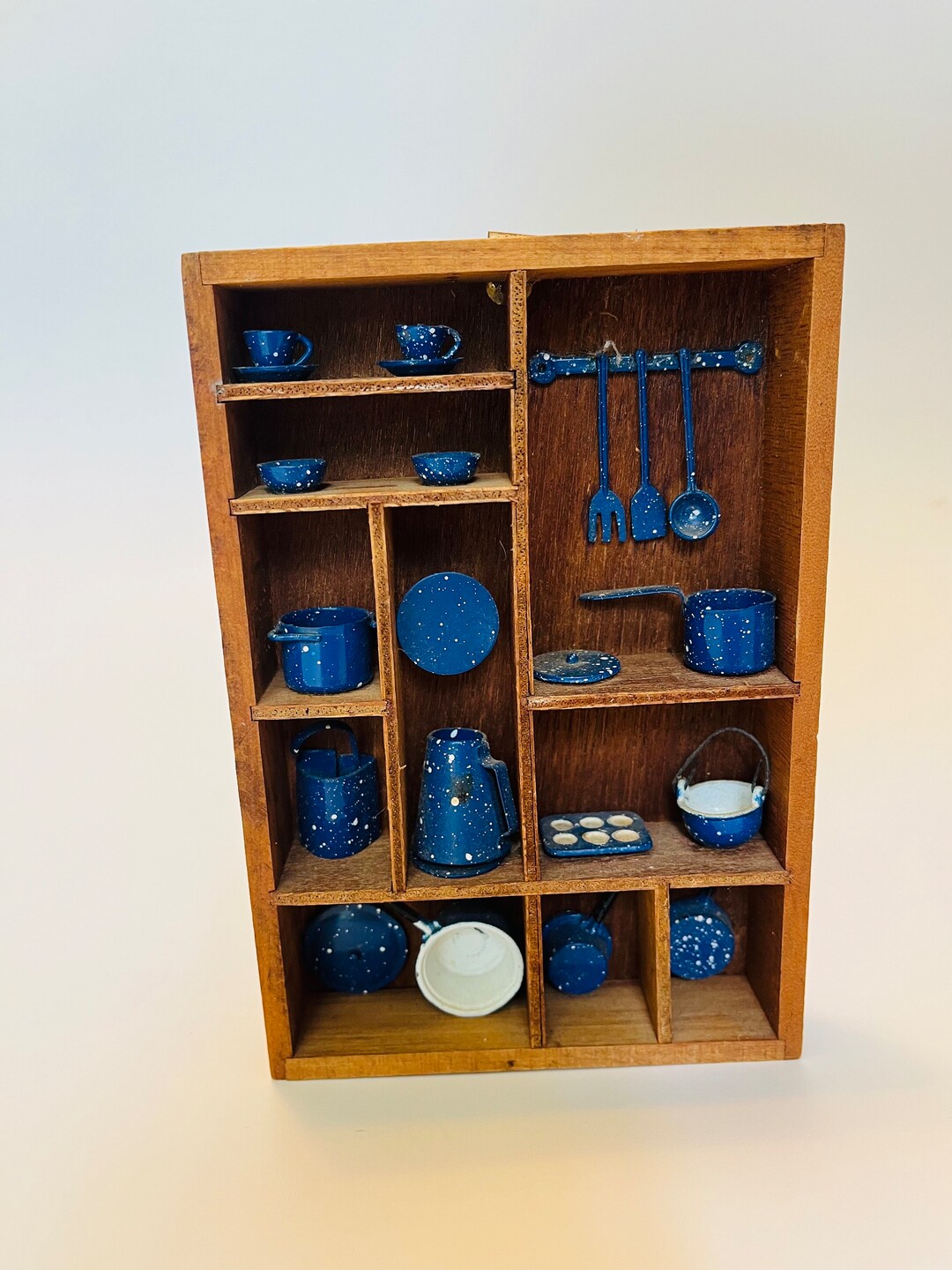 Dollhouse Mini Cabinet, Miniature Cupboard, Tiny Furniture, Dollhouse ...