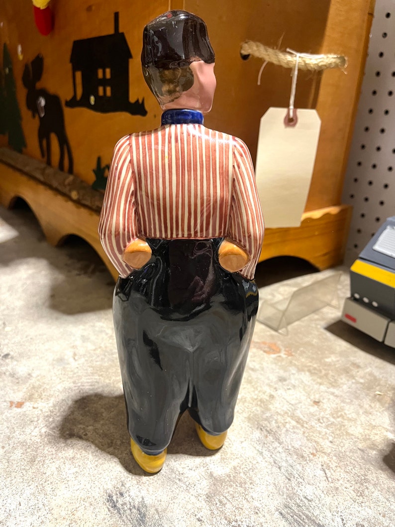 Vintage Dutch Boy Decanter, Zenith Bols Collectible Bottle, Liquor ...