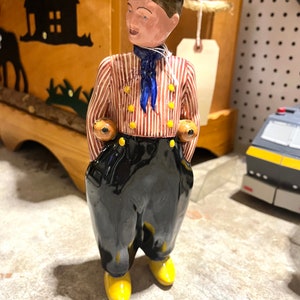 Vintage Dutch Boy Decanter, Zenith Bols Collectible Bottle, Liquor ...