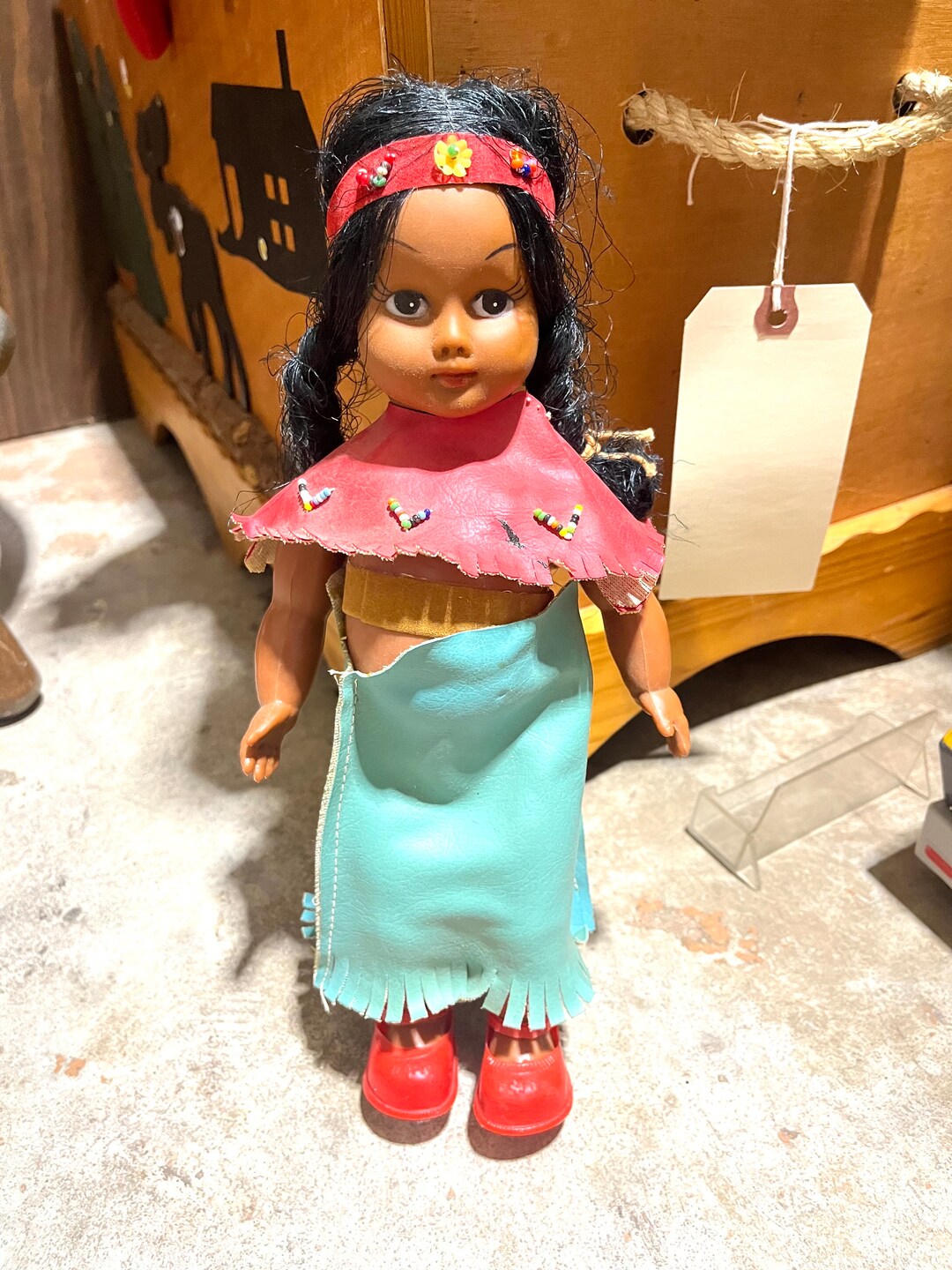 Native American Doll, Handcrafted Indian Doll, Tribal Decor, Ethnic ...